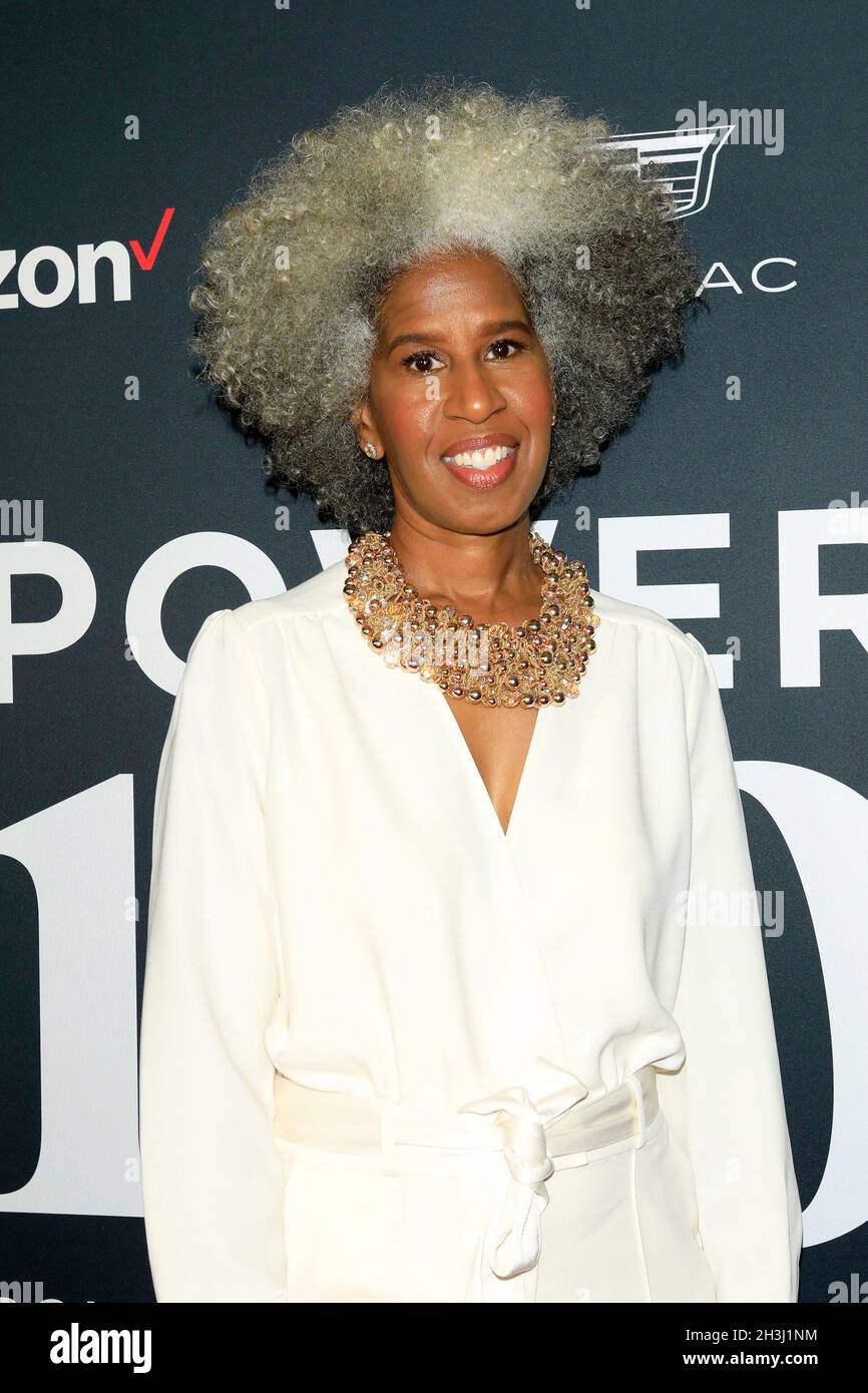 LOS ANGELES - OCT 23: Erica Ford at 2021 Ebony Power 100 at the Beverly Hilton Hotel on October ...