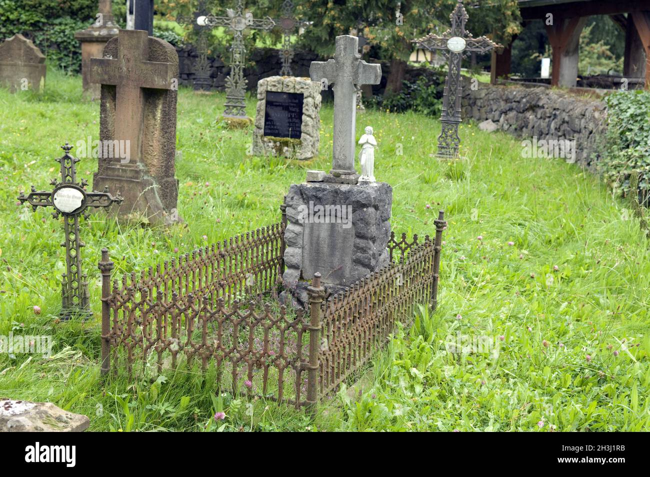 Old; burial ground Stock Photo - Alamy