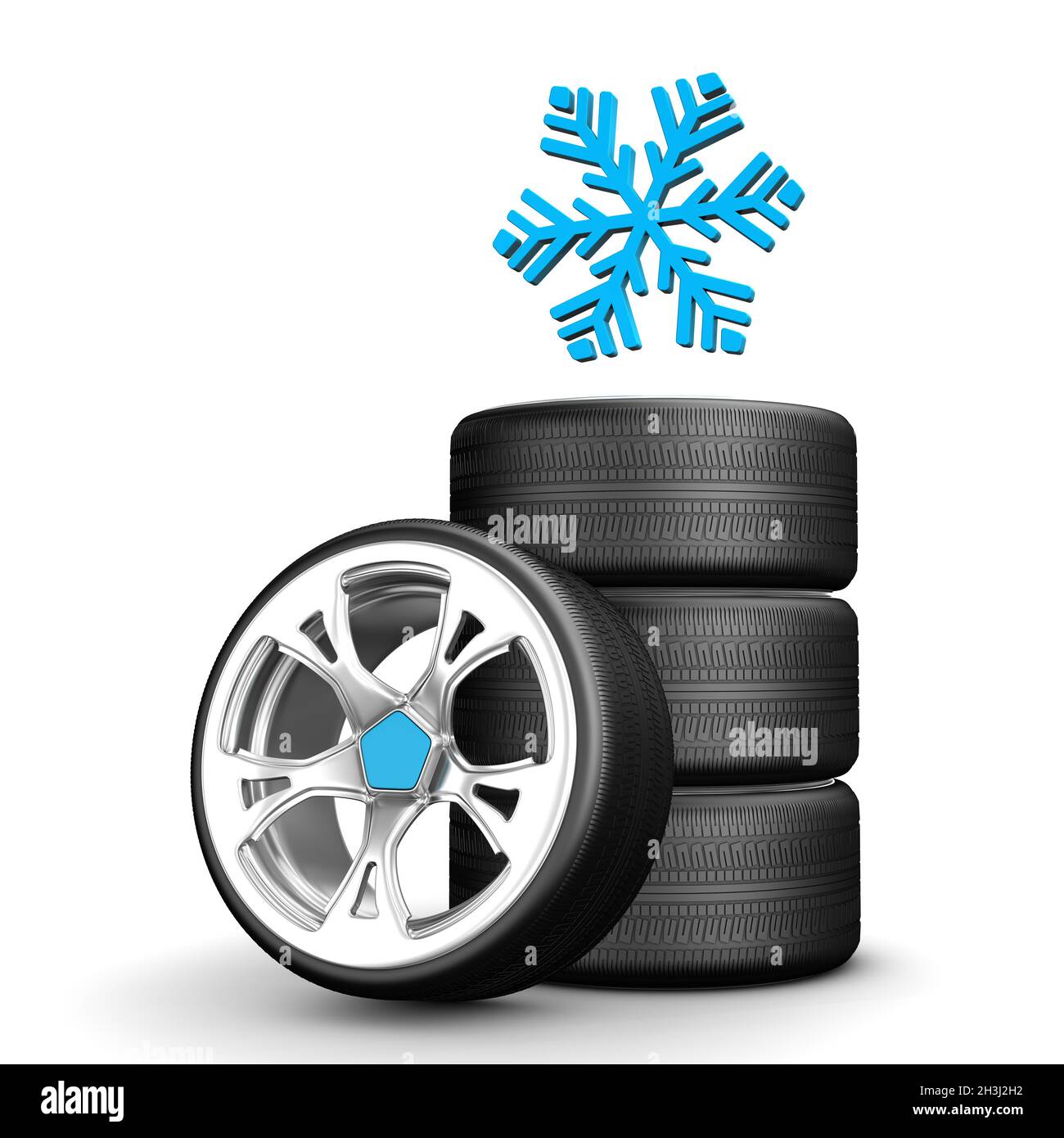 Stack of car tires hi-res stock photography and images - Alamy