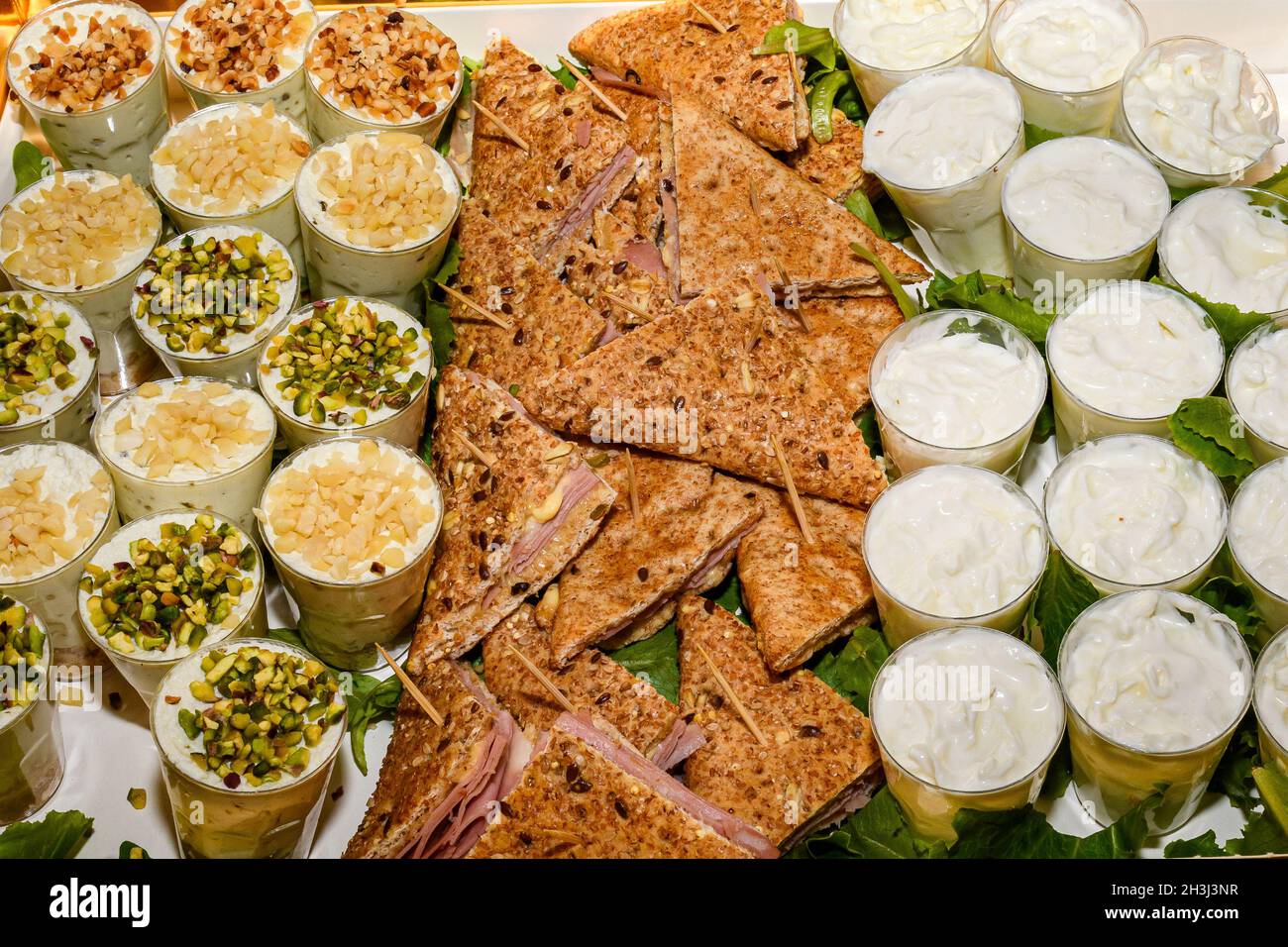Assorted Appetizers For A Party Stock Photo - Alamy