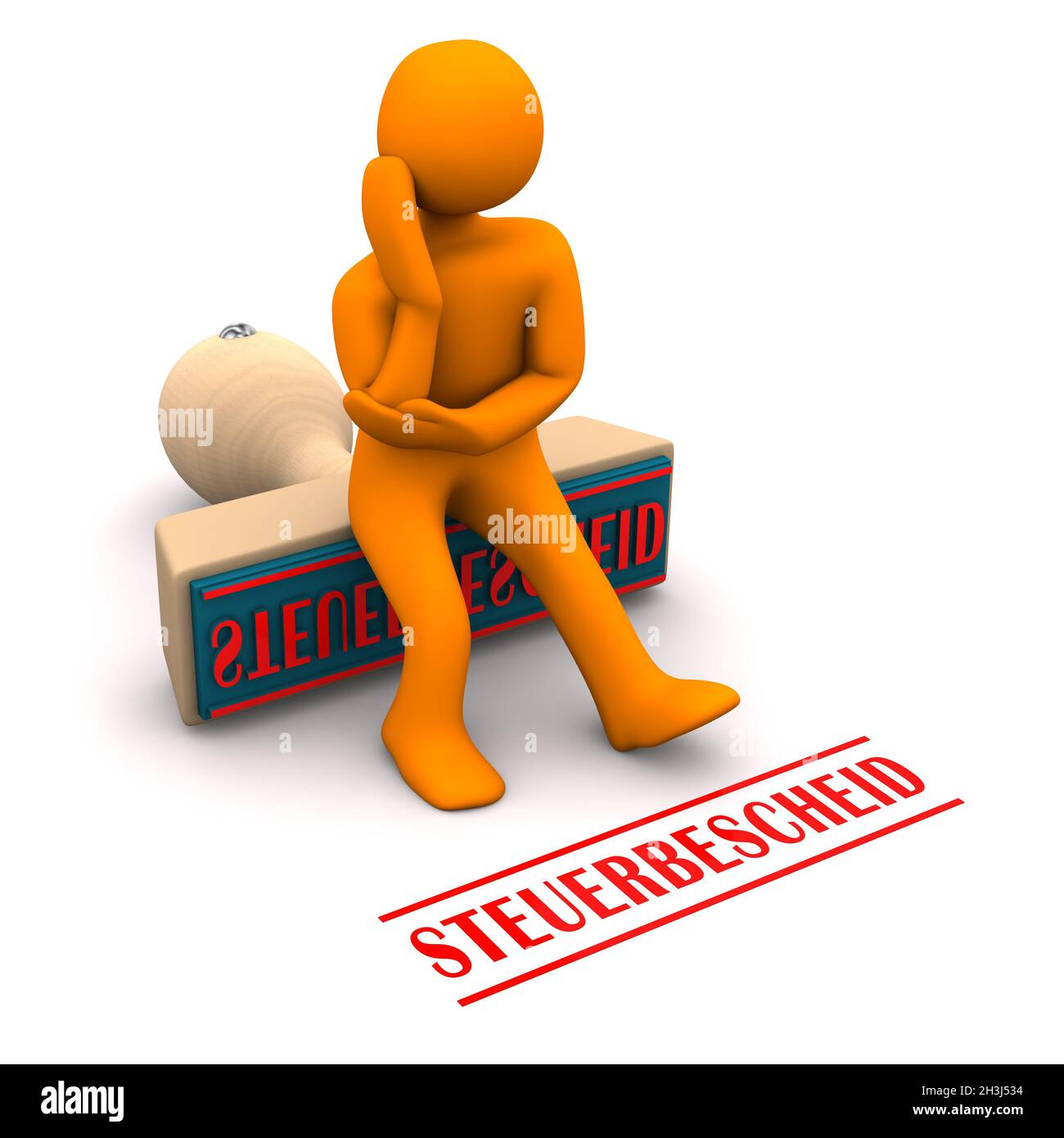 Woman stamp contract Cut Out Stock Images & Pictures - Alamy