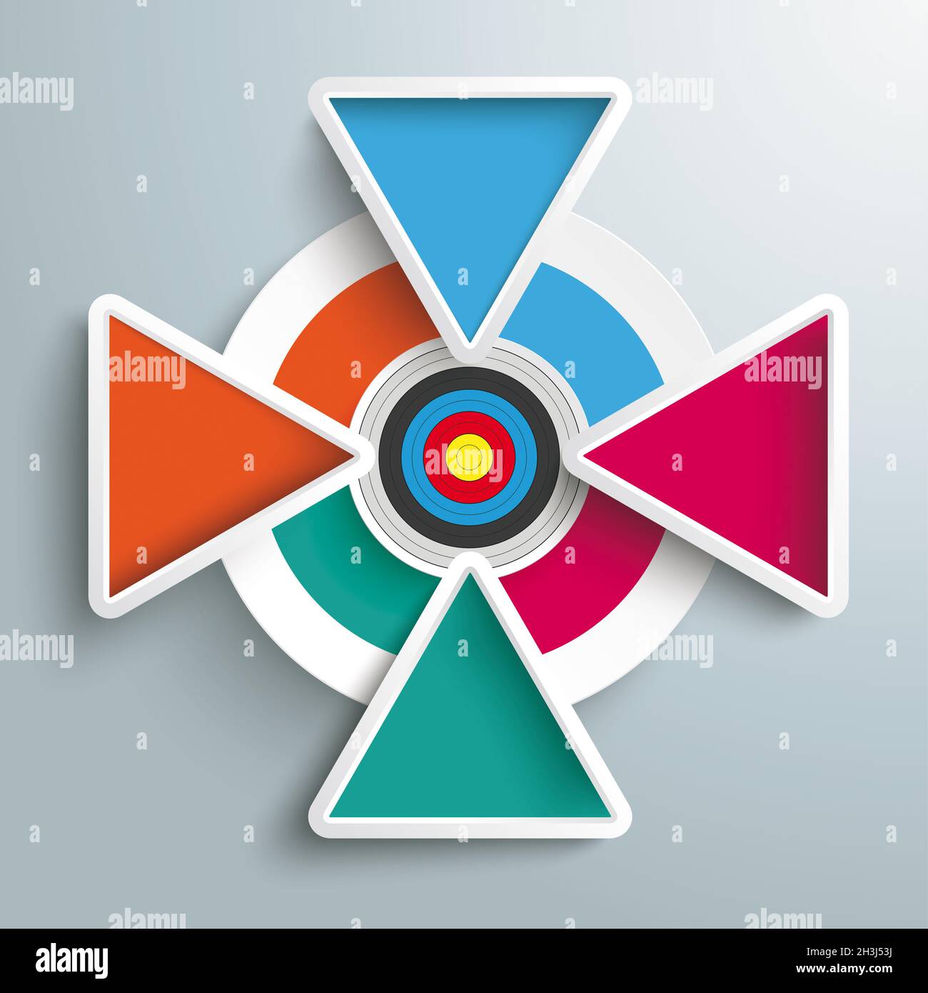 Four triangles hi-res stock photography and images - Alamy