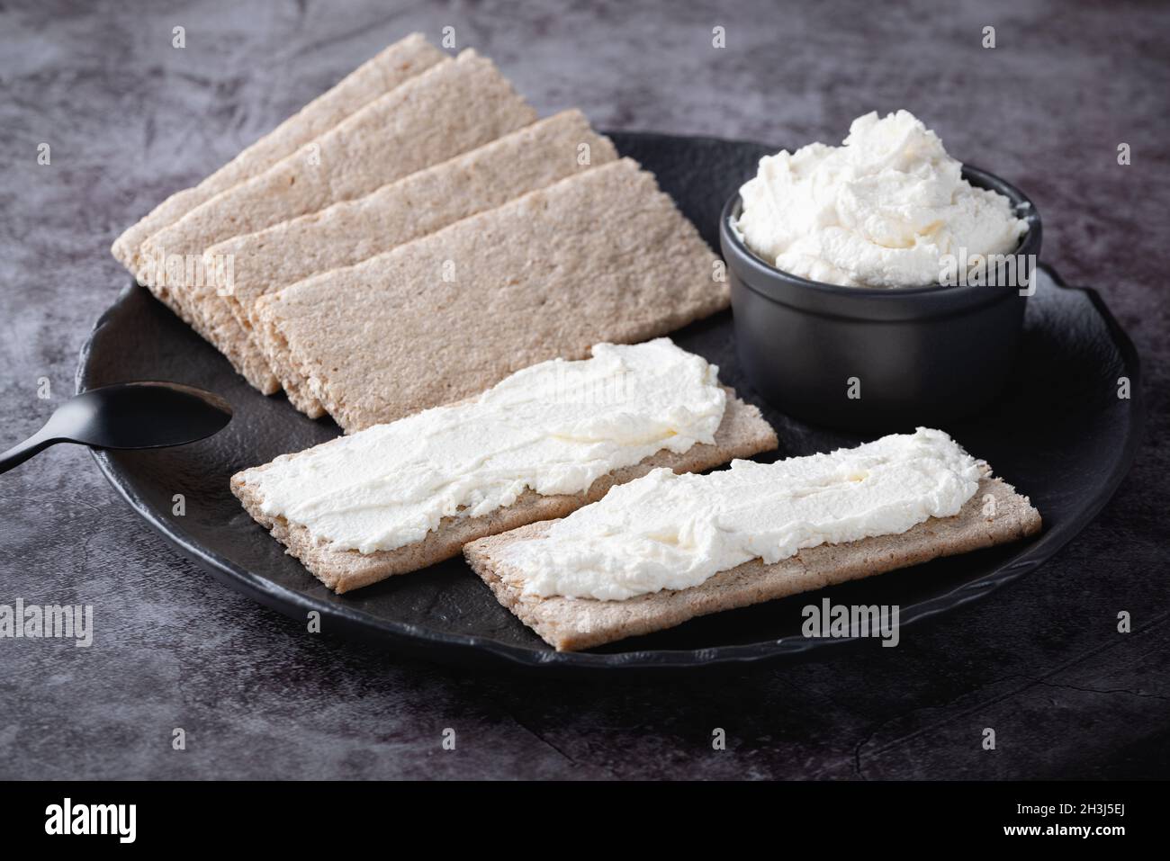 Sandwiches curd cheese bread hi-res stock photography and images - Alamy