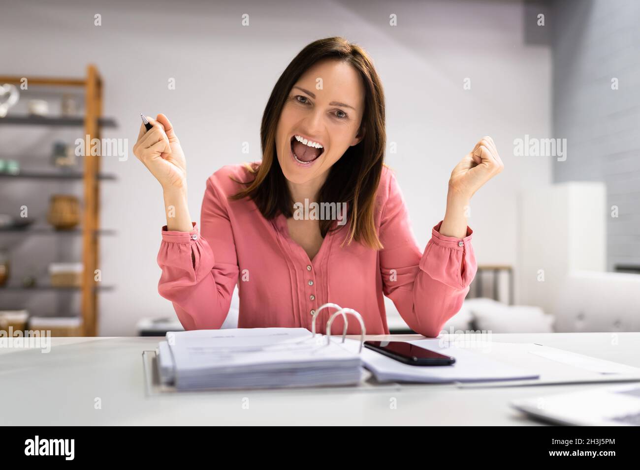 Doing a tax return hi-res stock photography and images - Alamy