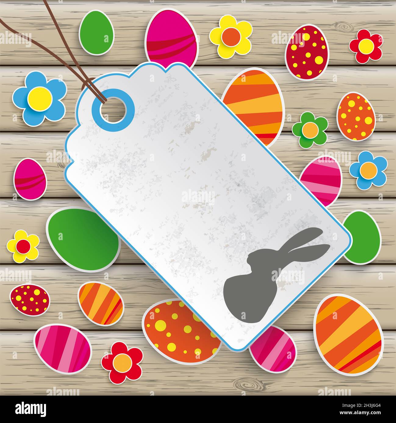 Easter Price Sticker Wood Stock Photo - Alamy