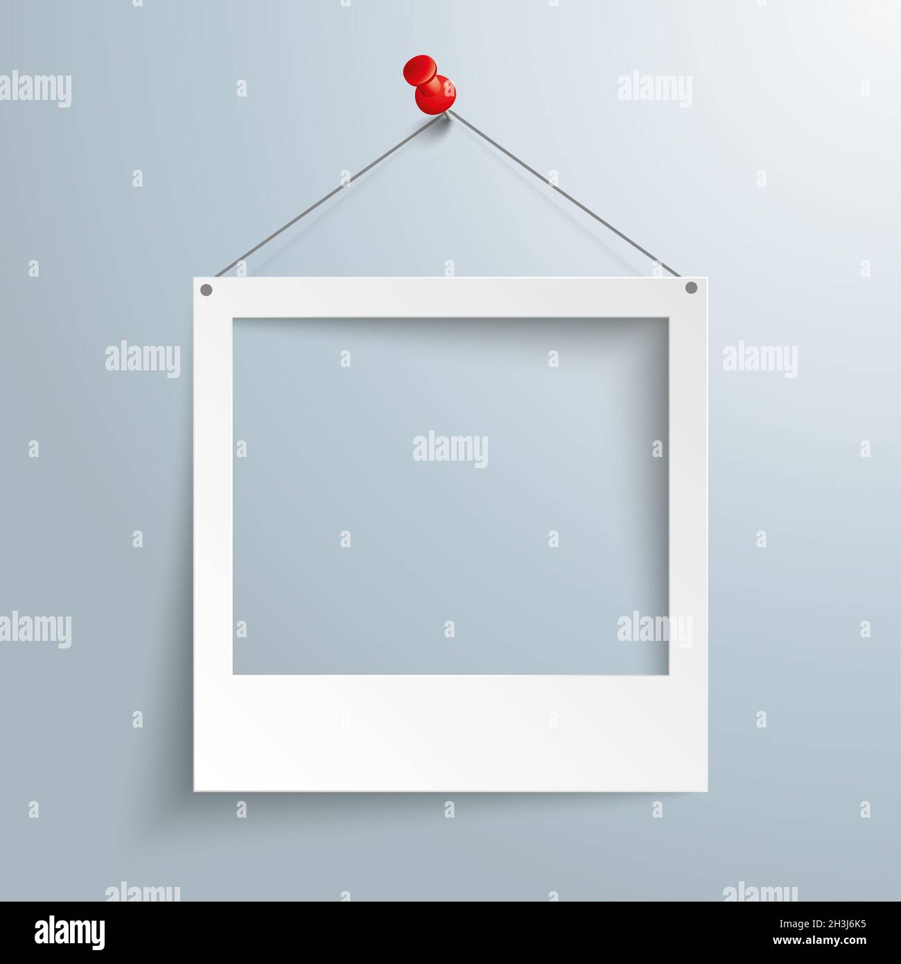 Photo Frame Thumbtack PiAd Stock Photo - Alamy