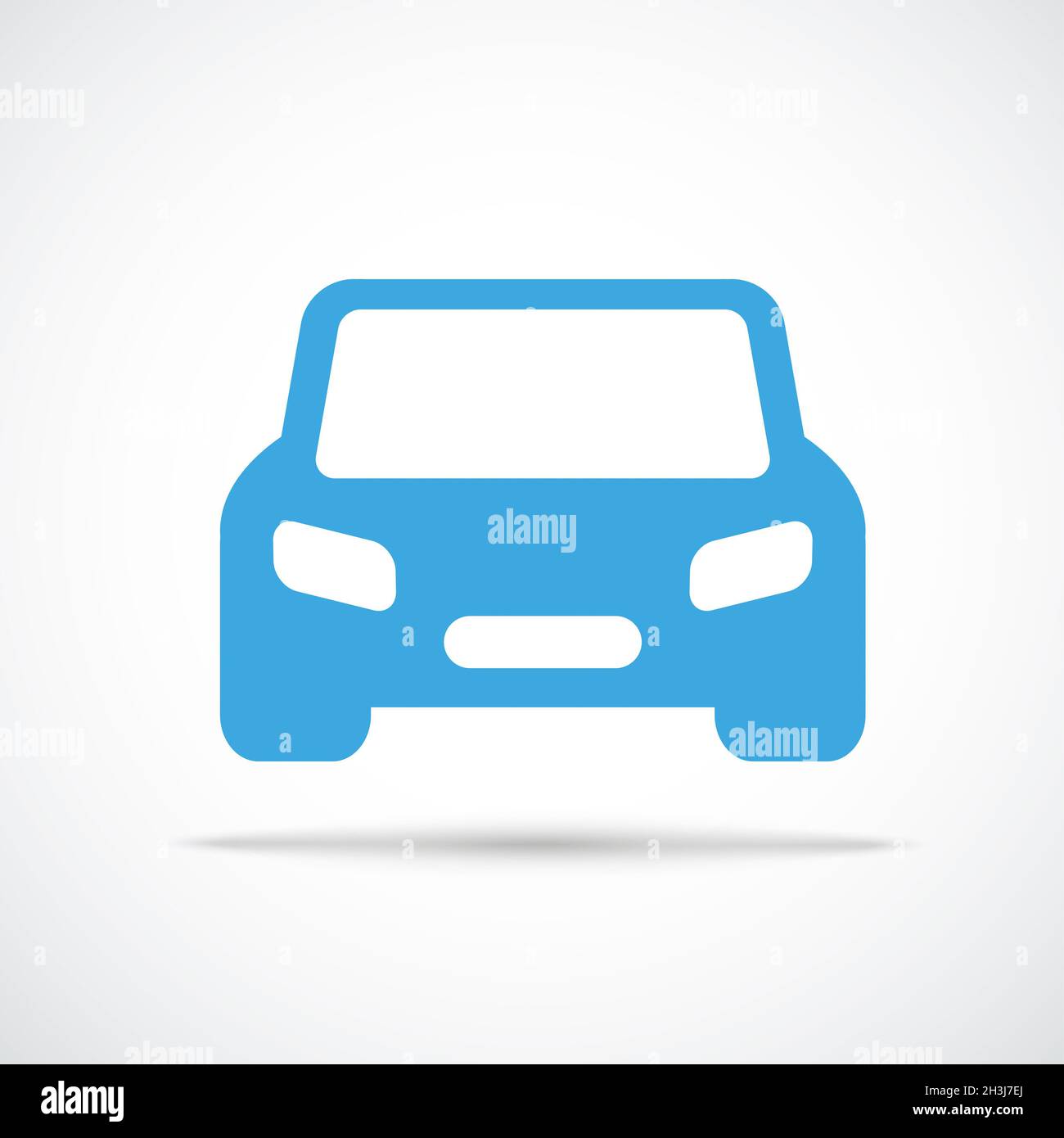 Car Symbol Shadow Stock Photo - Alamy