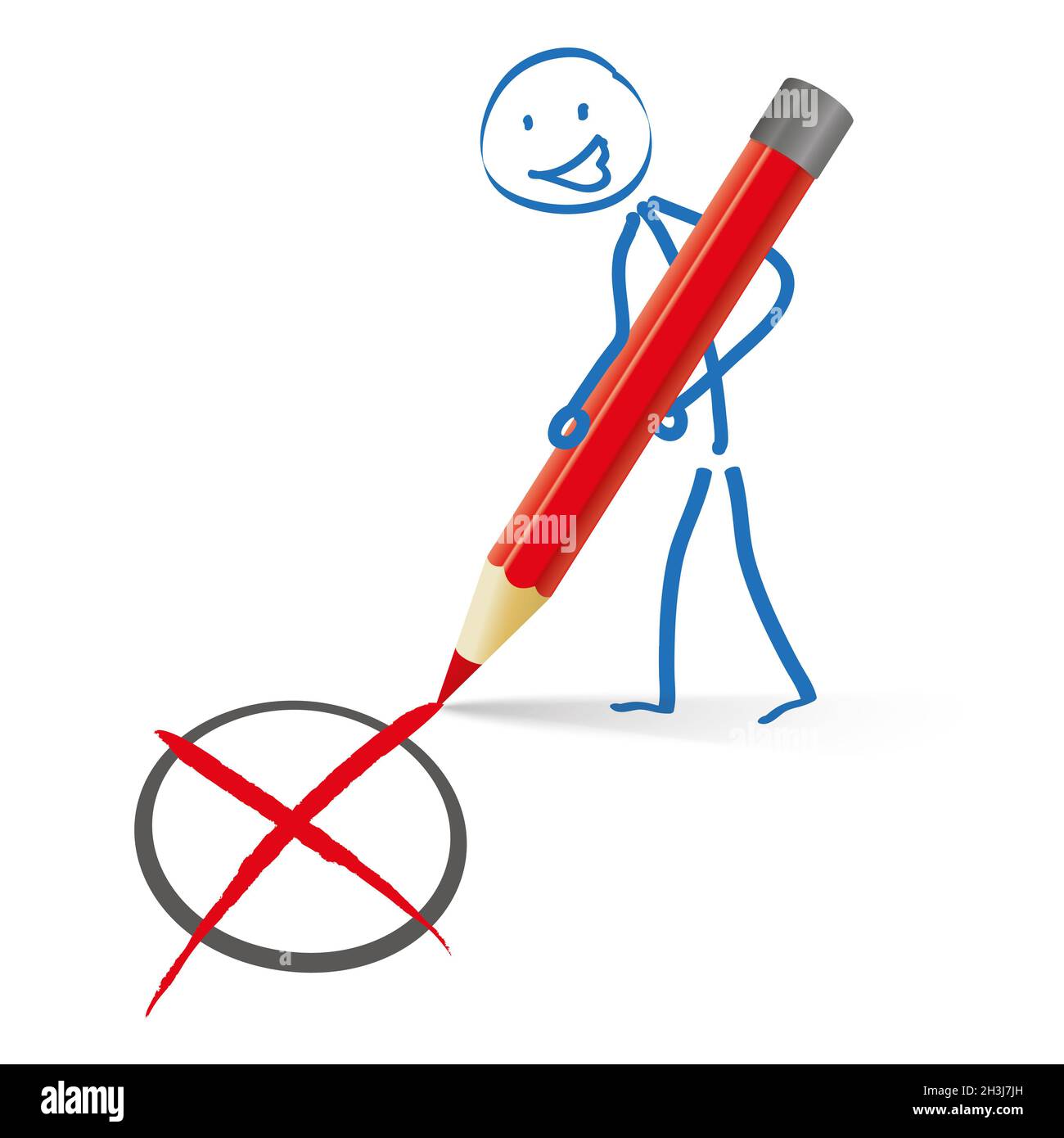 Tick vote Cut Out Stock Images & Pictures - Alamy