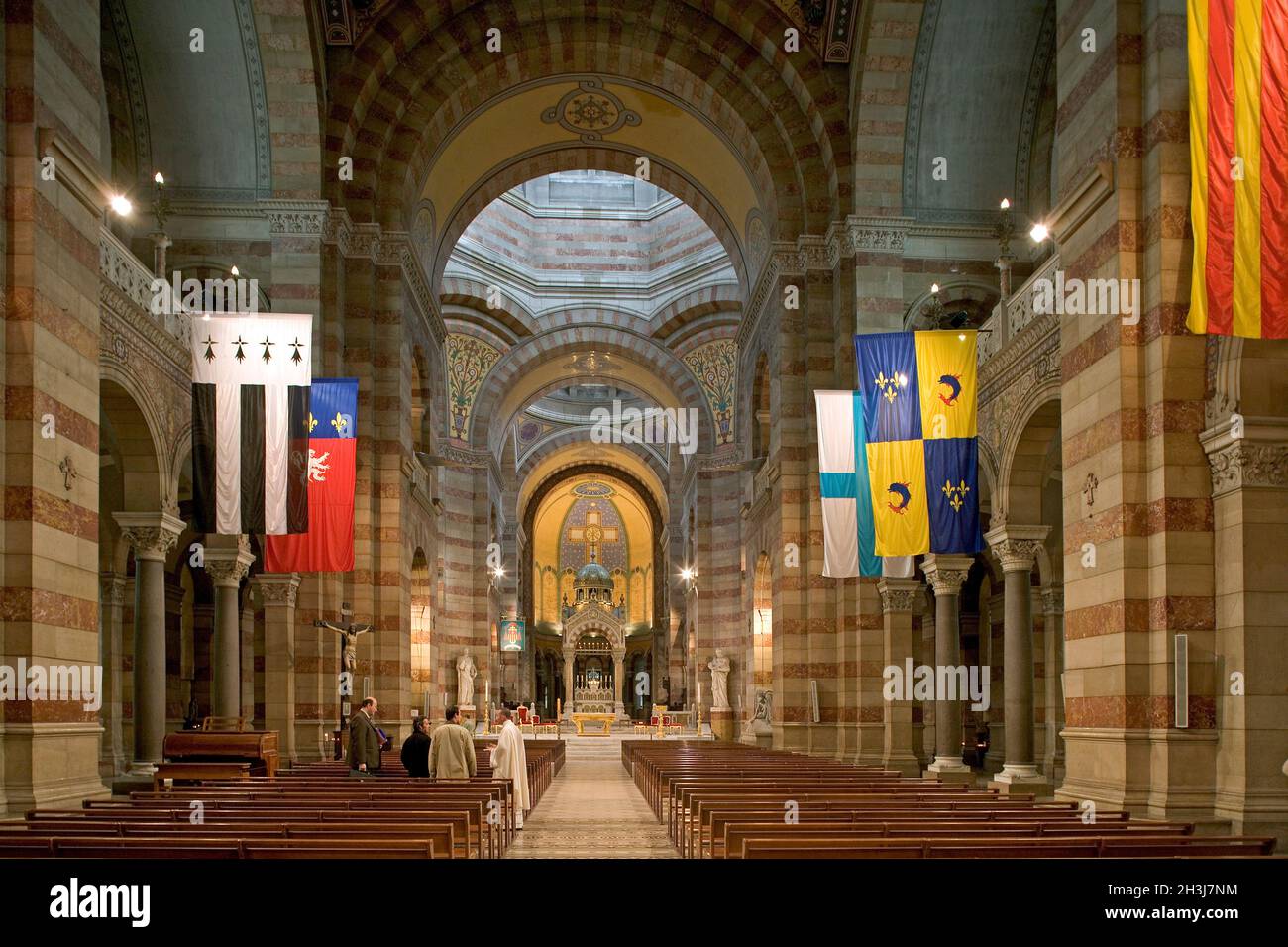 Marseille provence france interior cathedral hi-res stock photography ...