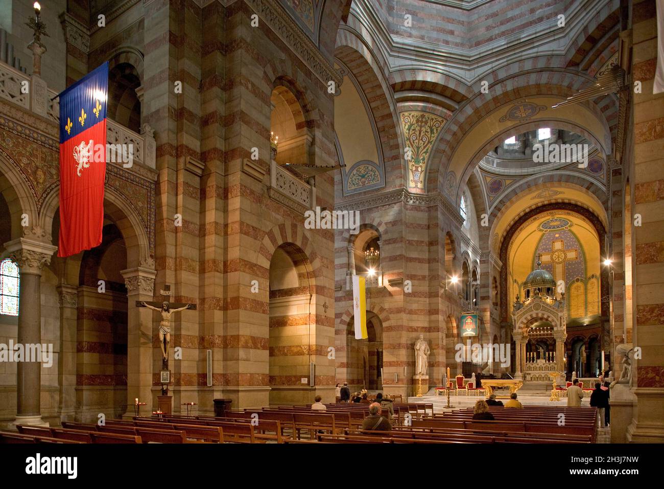 Marseille provence france interior cathedral hi-res stock photography ...