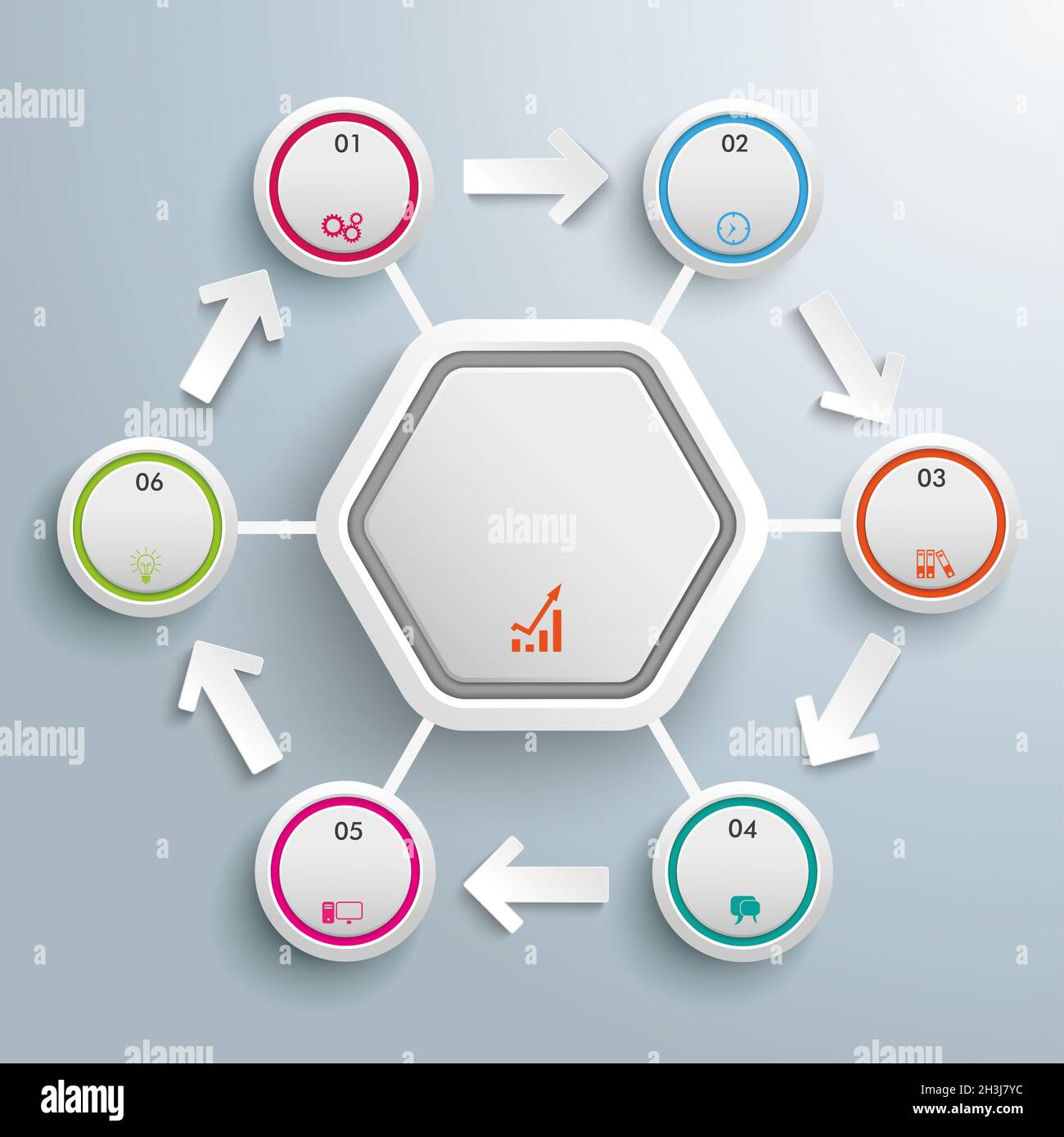 6 circles hi-res stock photography and images - Alamy