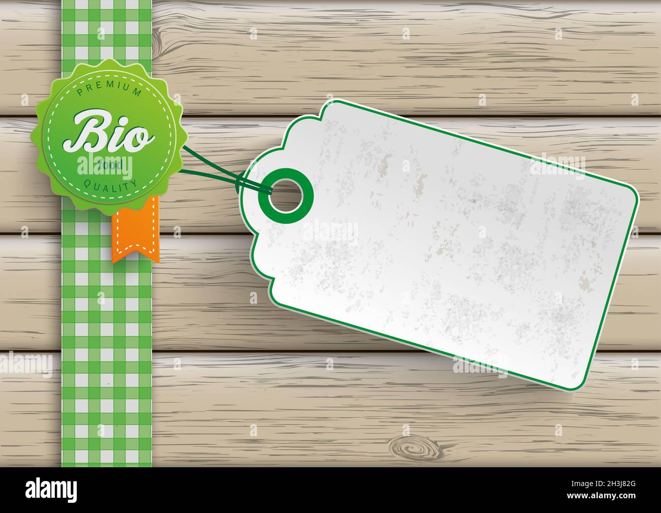 Bio Food Label Price Sticker Stock Photo - Alamy