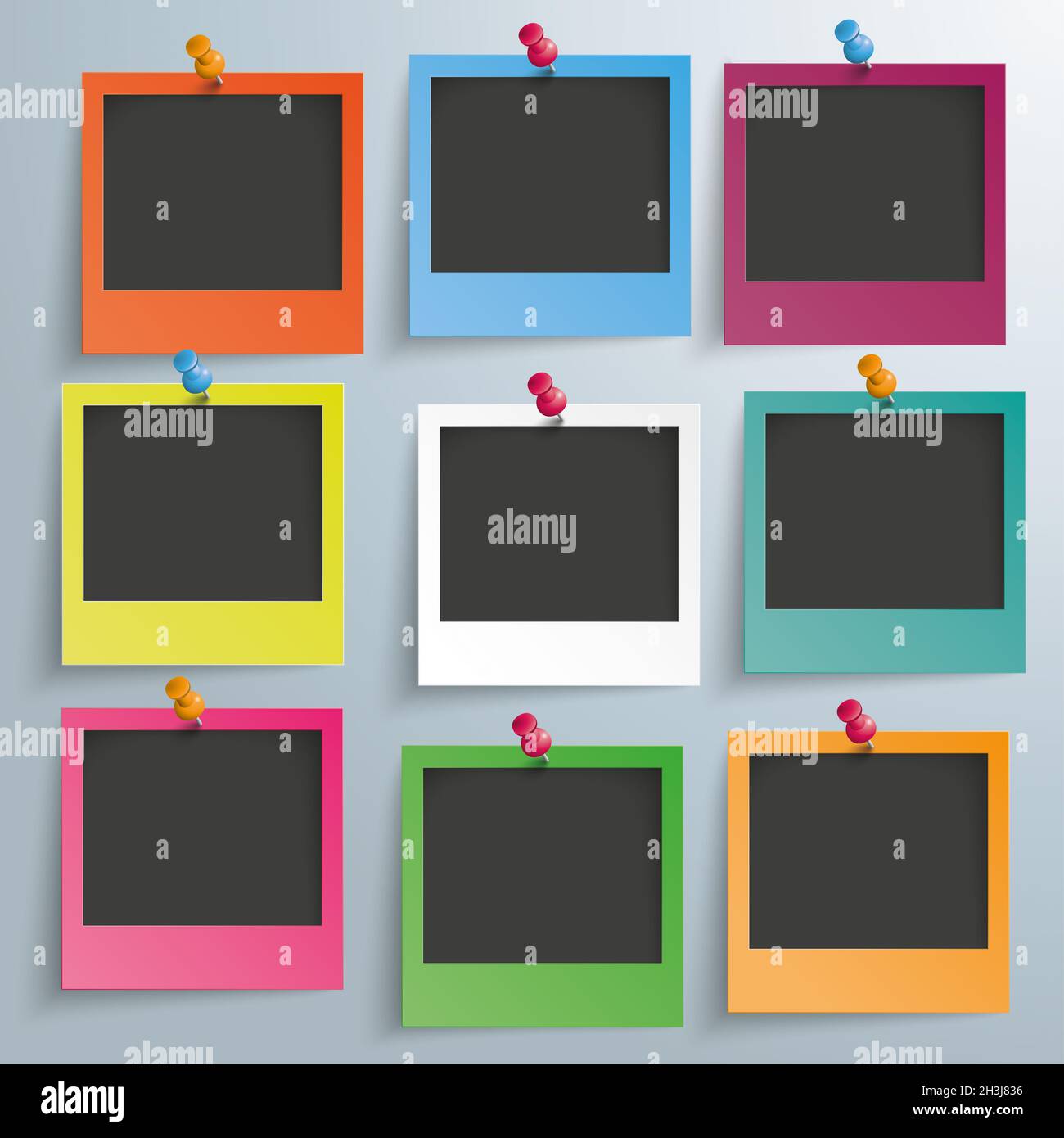 Silver colored frames hi-res stock photography and images - Alamy