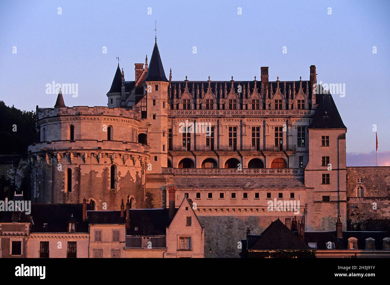 Amboise castle sunset hi-res stock photography and images - Alamy