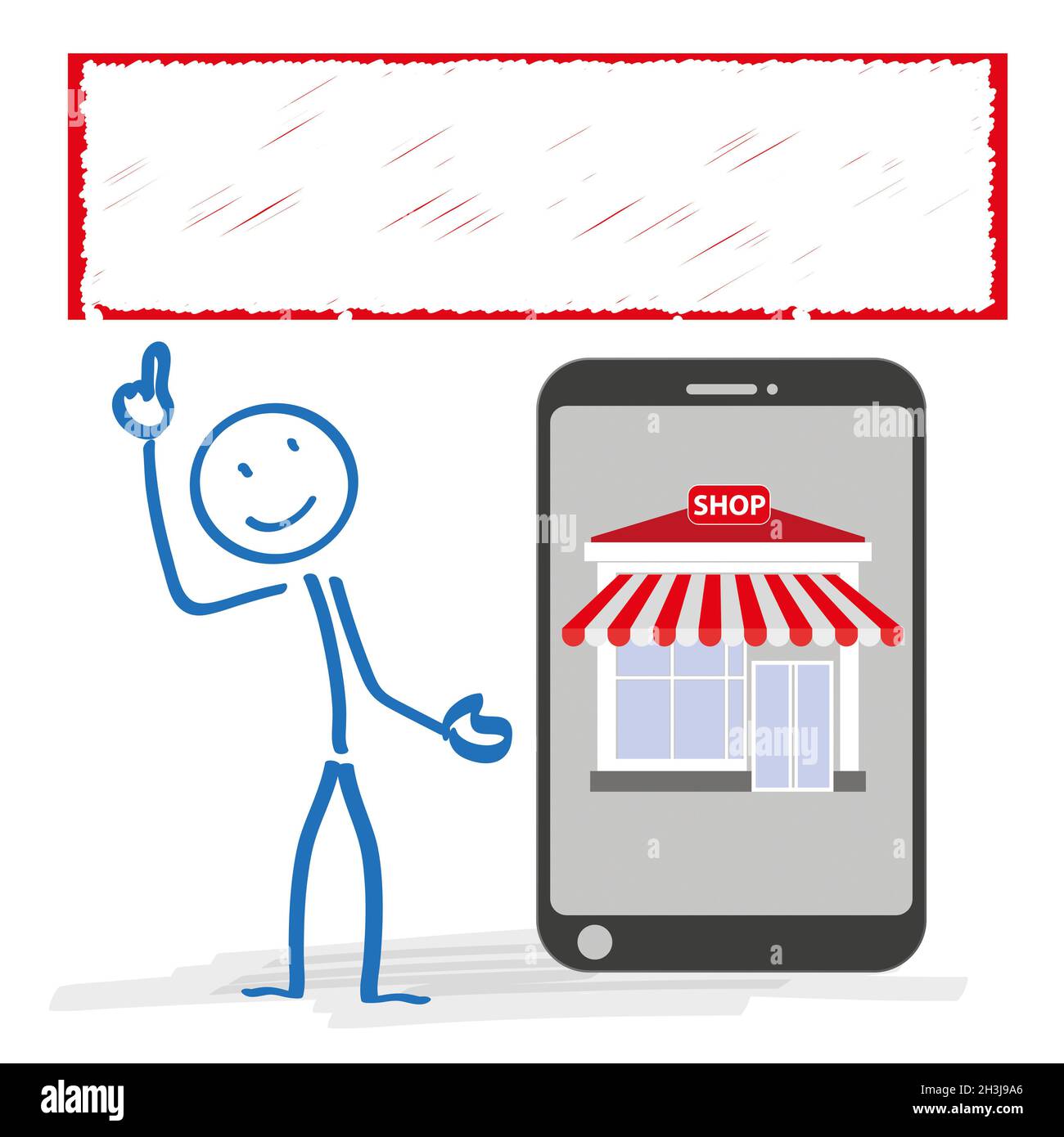 Stickman banner hi-res stock photography and images - Alamy