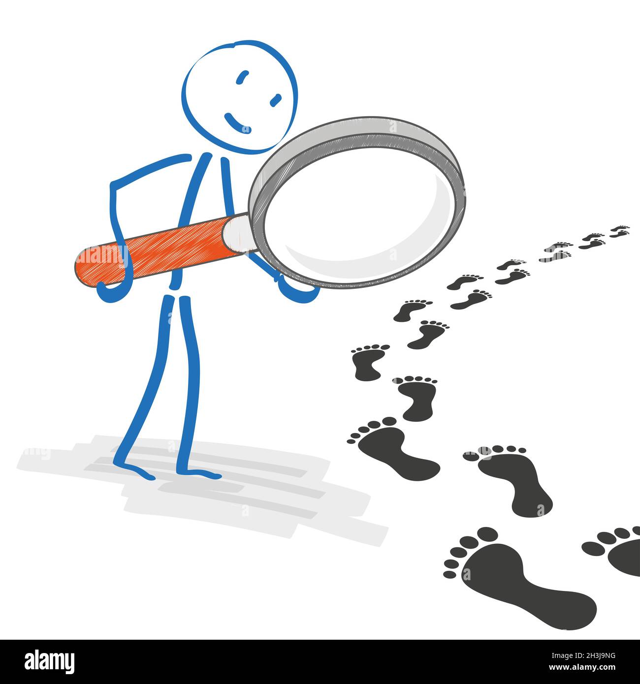 Stickman steps hi-res stock photography and images - Alamy