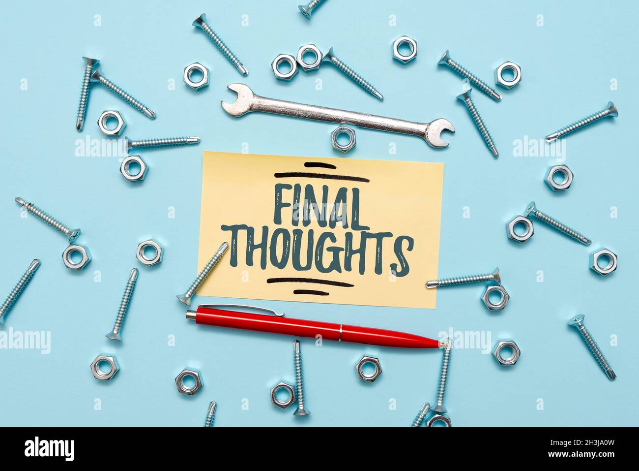 Text caption presenting Final Thoughts. Concept meaning the conclusion ... Text caption presenting Final Thoughts. Concept meaning the conclusion ...