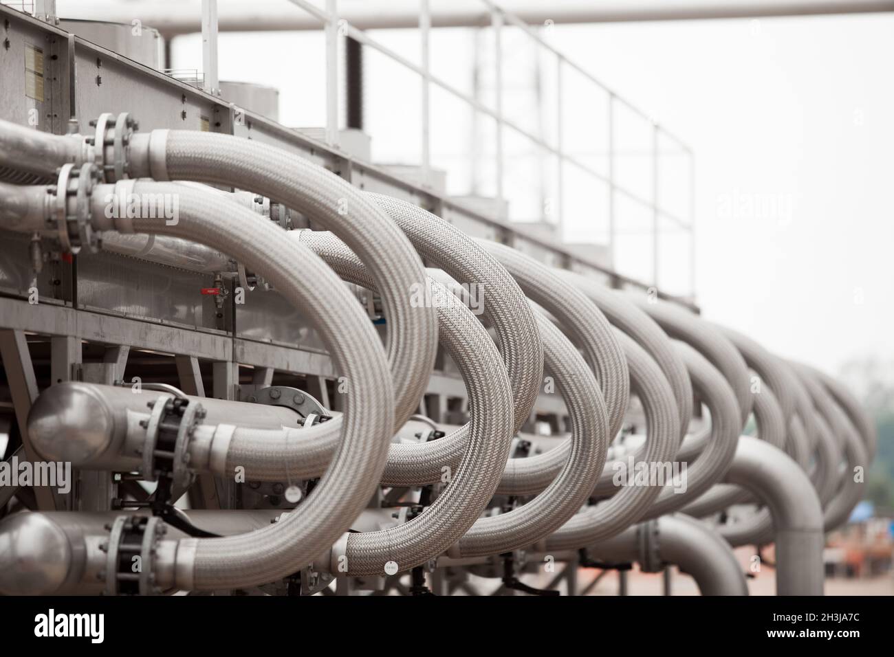 Industrial Power Lines and High Voltage Lines Electricity. High quality ...