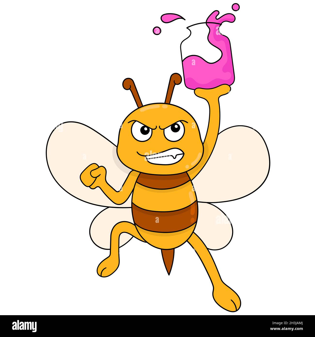 Bee display Stock Vector Images - Alamy