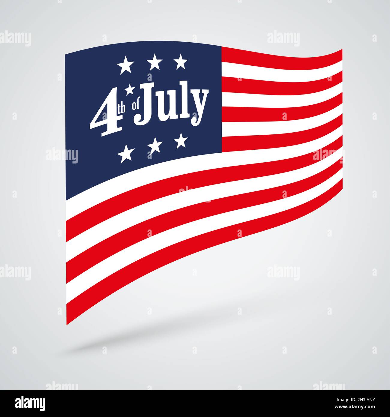 4th of July US Flag Stock Photo - Alamy