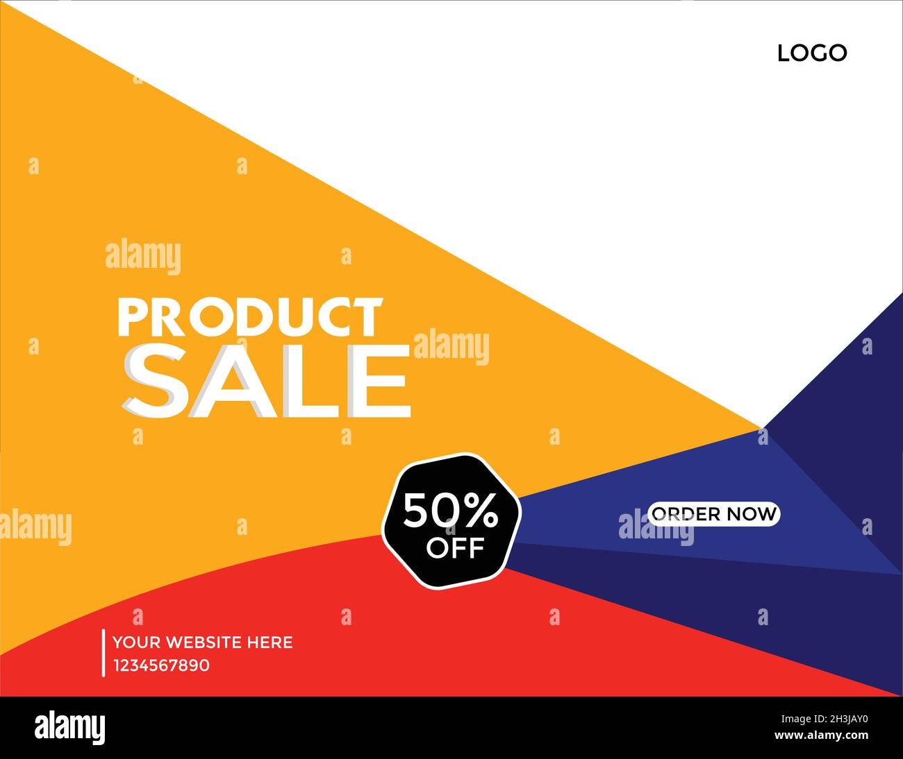 Product sales flyer template vector Stock Vector Image & Art - Alamy