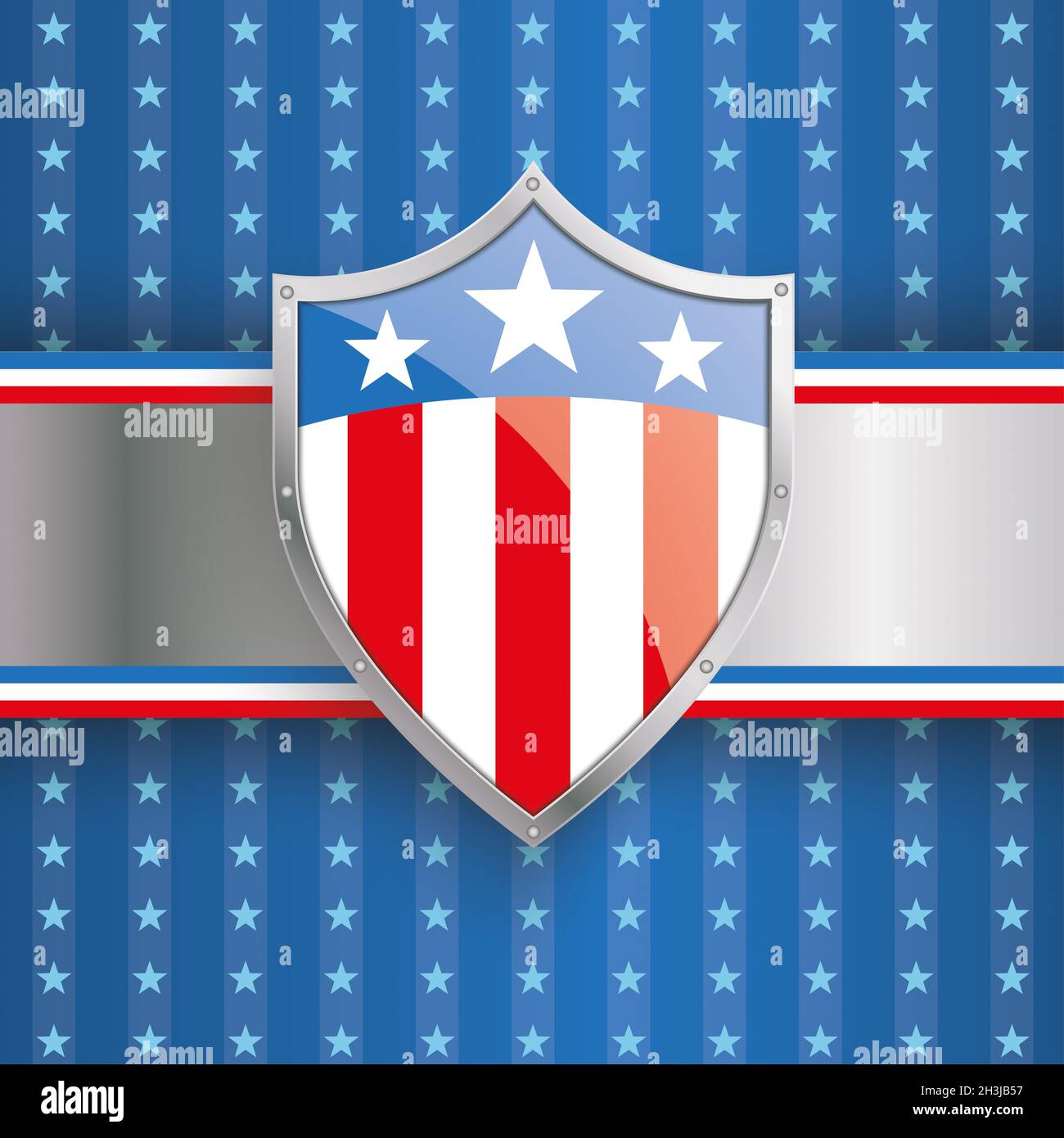US Flag Protection Shield Banner Stripes Stock Photo - Alamy