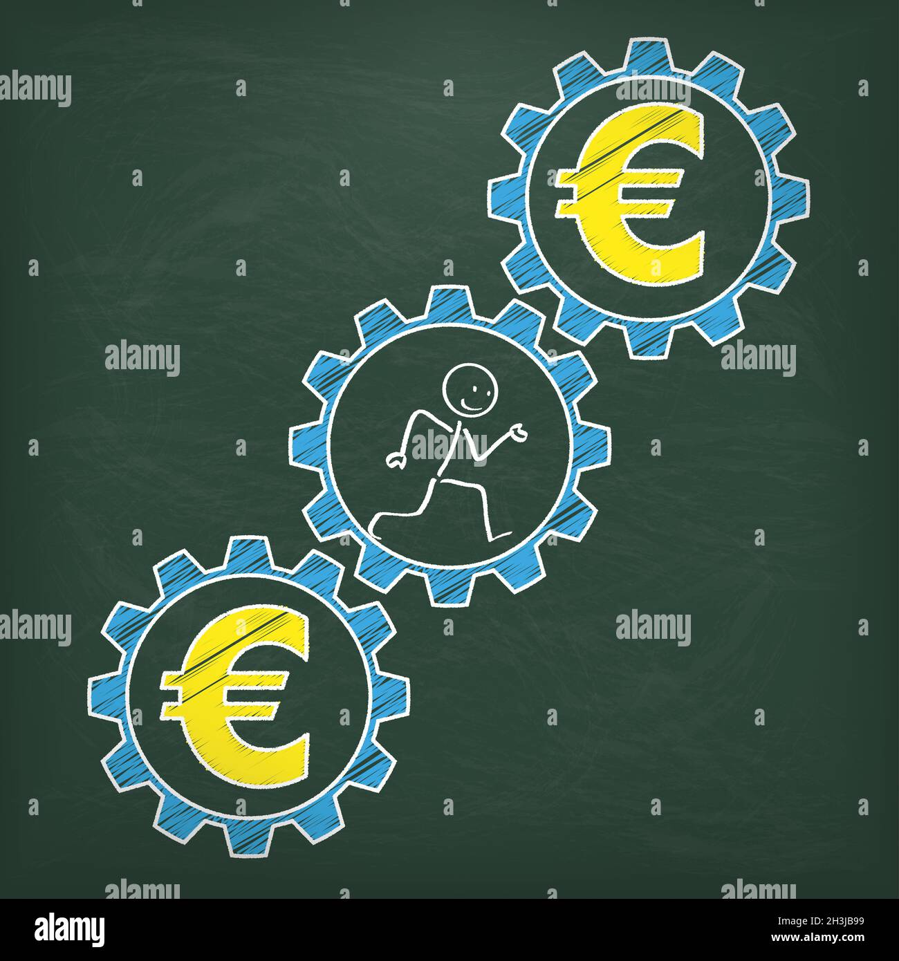 Stickman running hi-res stock photography and images - Alamy