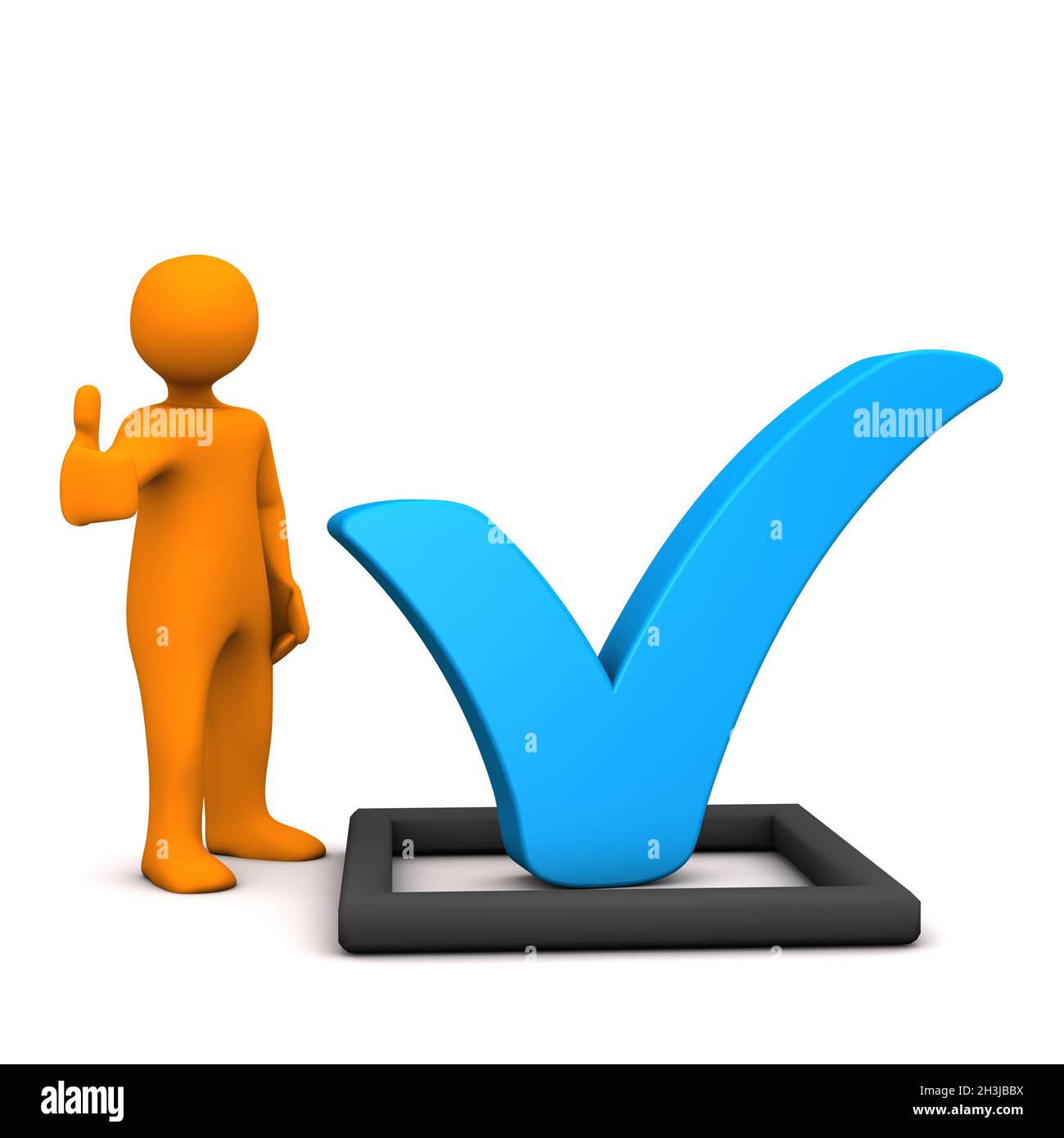 Tick character hi-res stock photography and images - Alamy