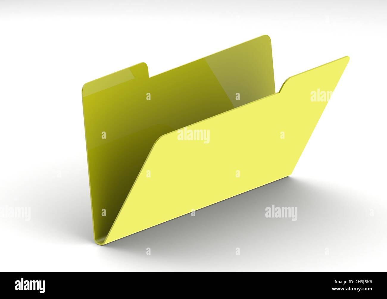 Open yellow folder hi-res stock photography and images - Alamy
