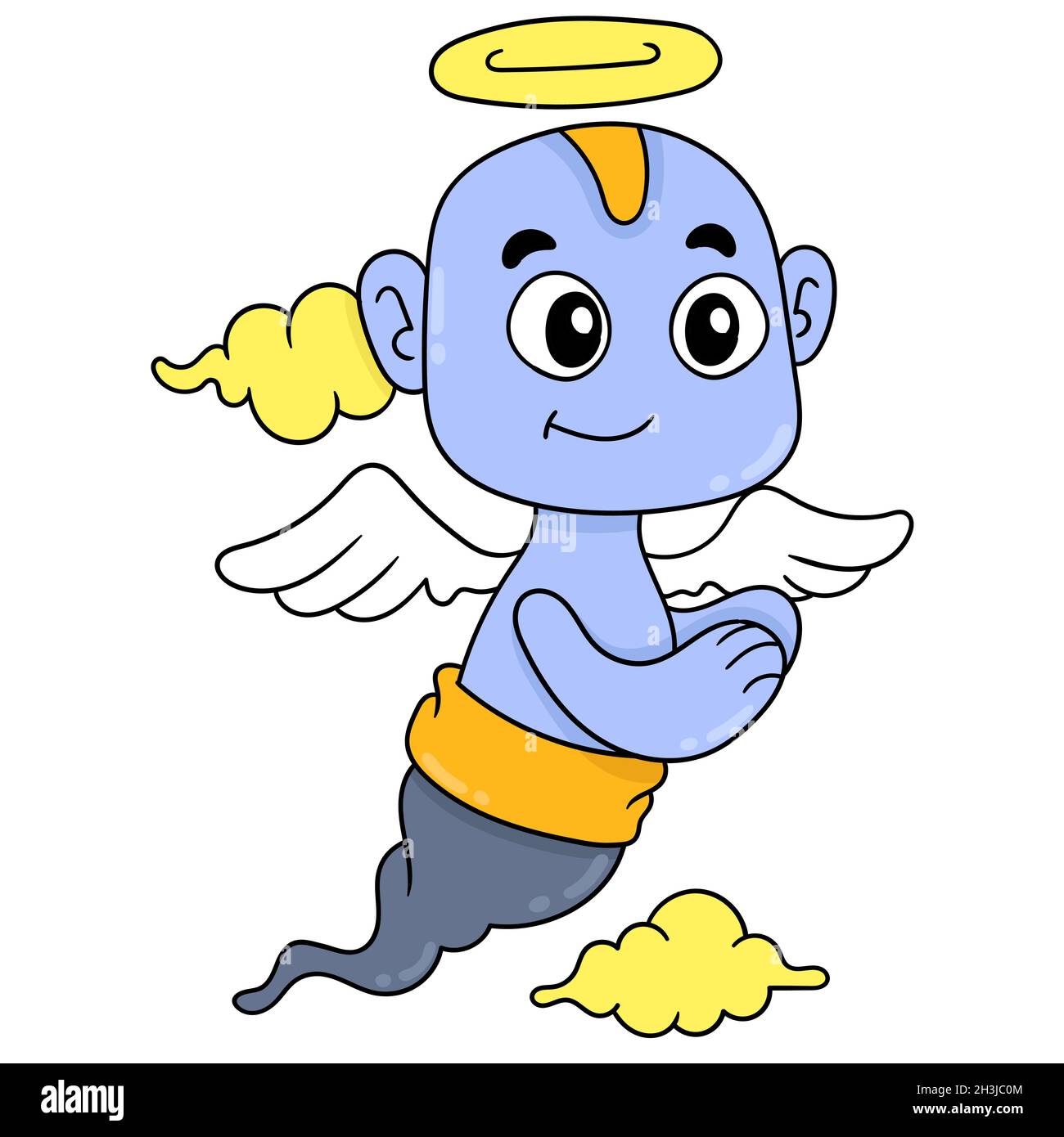 Winged spirits Stock Vector Images - Alamy