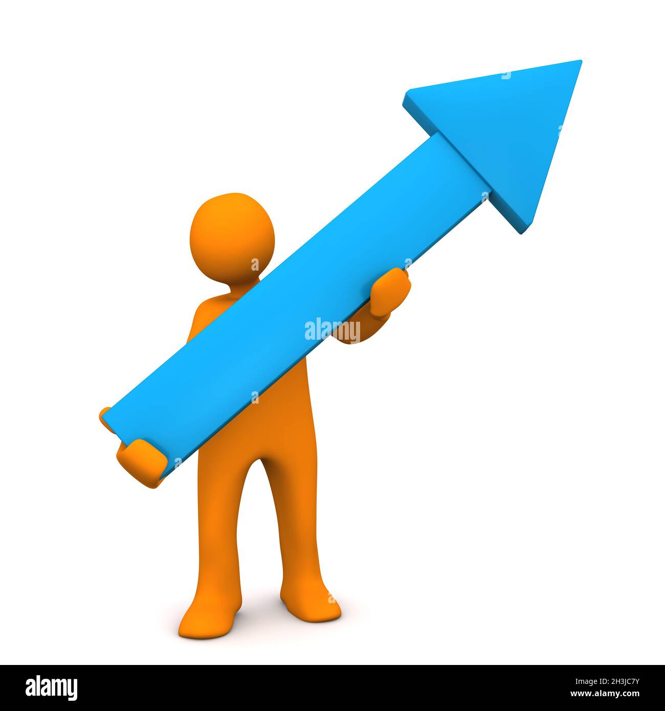 The blue arrow hi-res stock photography and images - Alamy