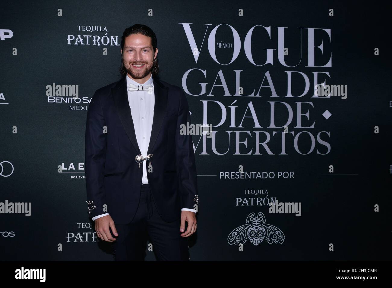 Mexico City, Mexico. 28th Oct, 2021. Actor Eddy Vilard poses for photos ...