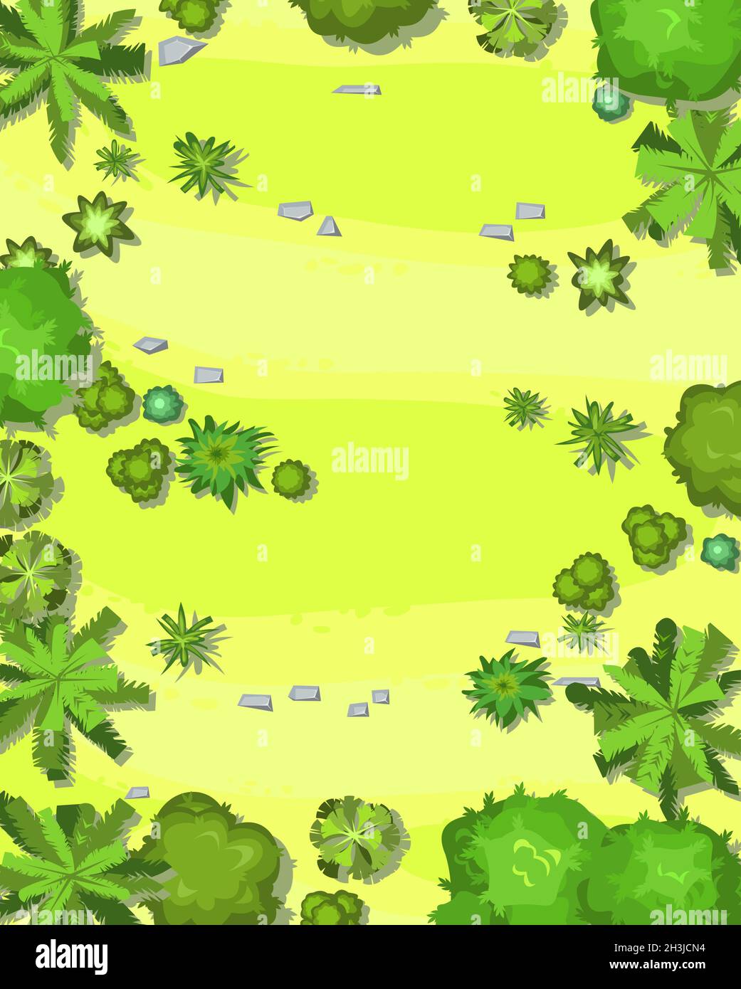 Scenic view forest dense Stock Vector Images - Alamy