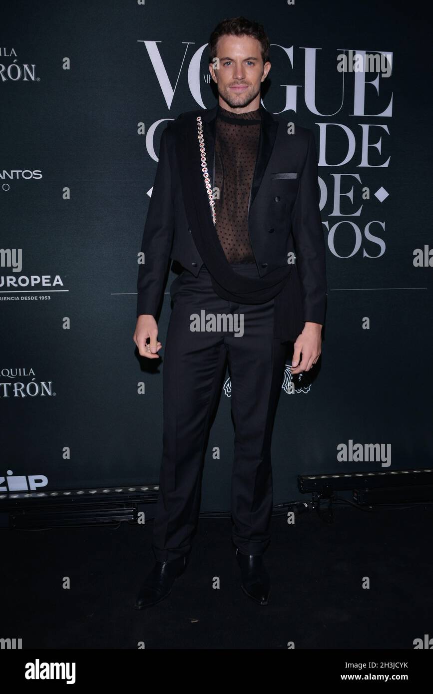 Mexico City, Mexico. 28th Oct, 2021. Actor Federico Espejo poses for ...