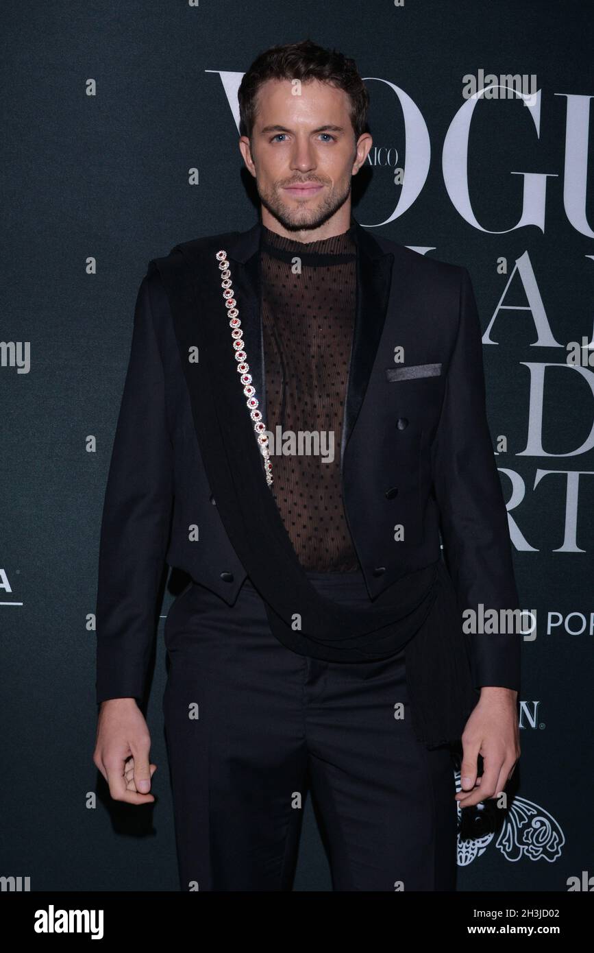 Mexico City, Mexico. 28th Oct, 2021. Actor Federico Espejo poses for ...