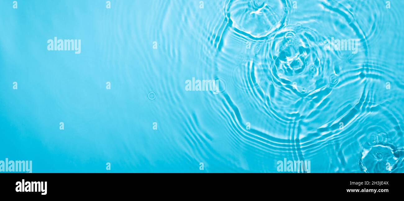 transparent blue colored clear calm water surface texture Stock Photo ...