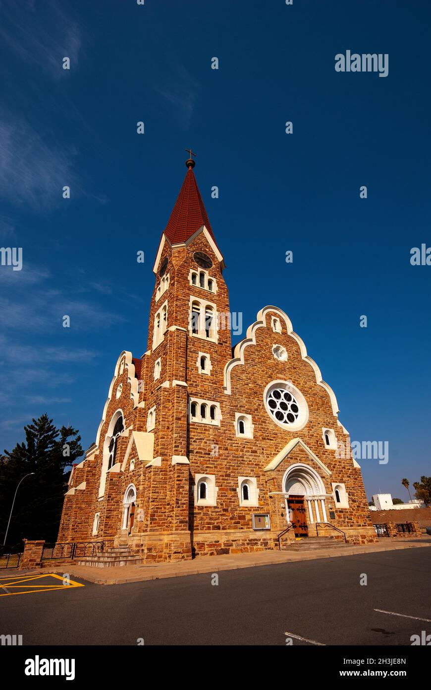 The famous Christ Church was founded in the late 1890s, Windhoek town ...