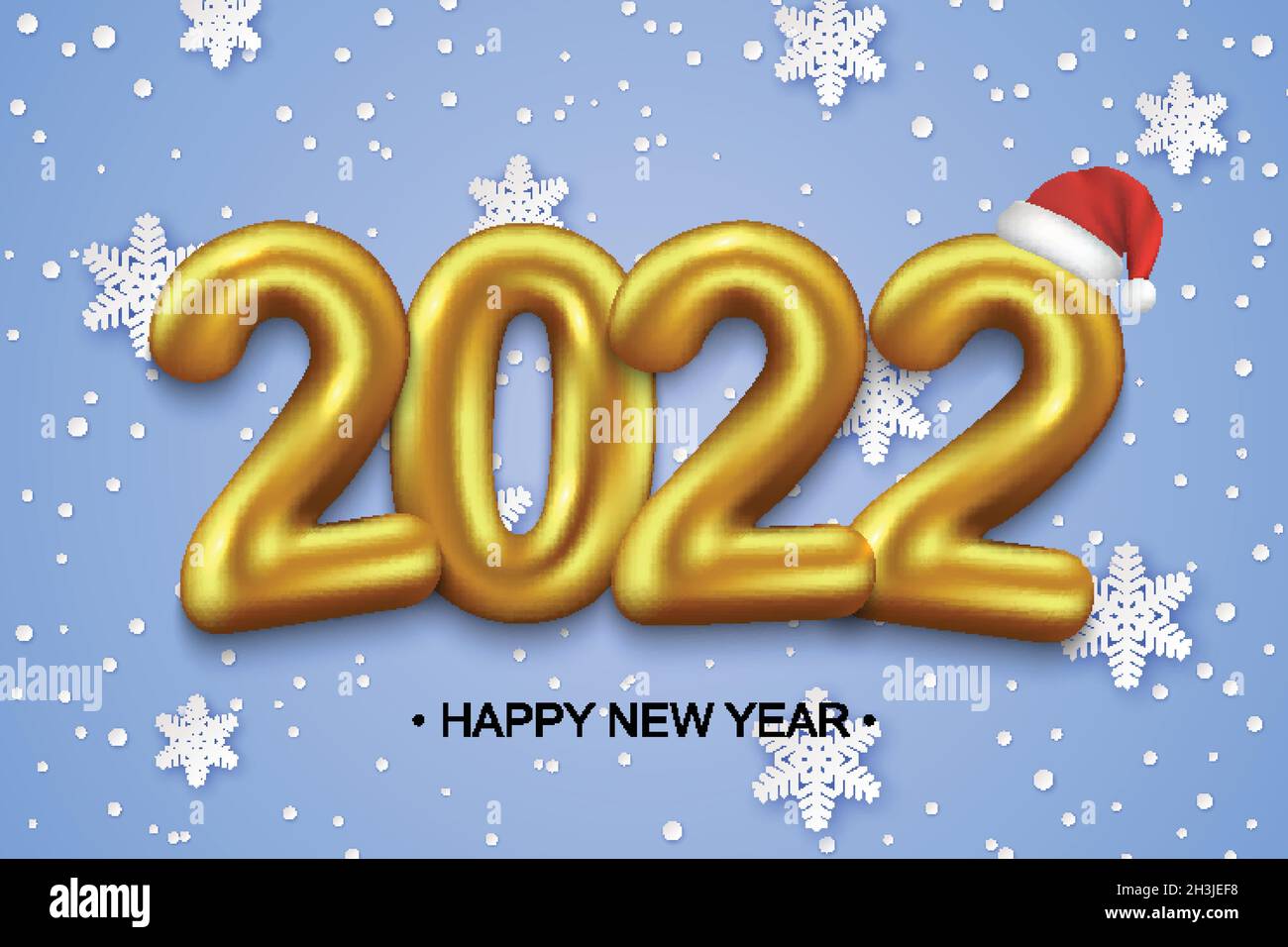 2022 numbers isolated 3d Stock Vector Images - Alamy