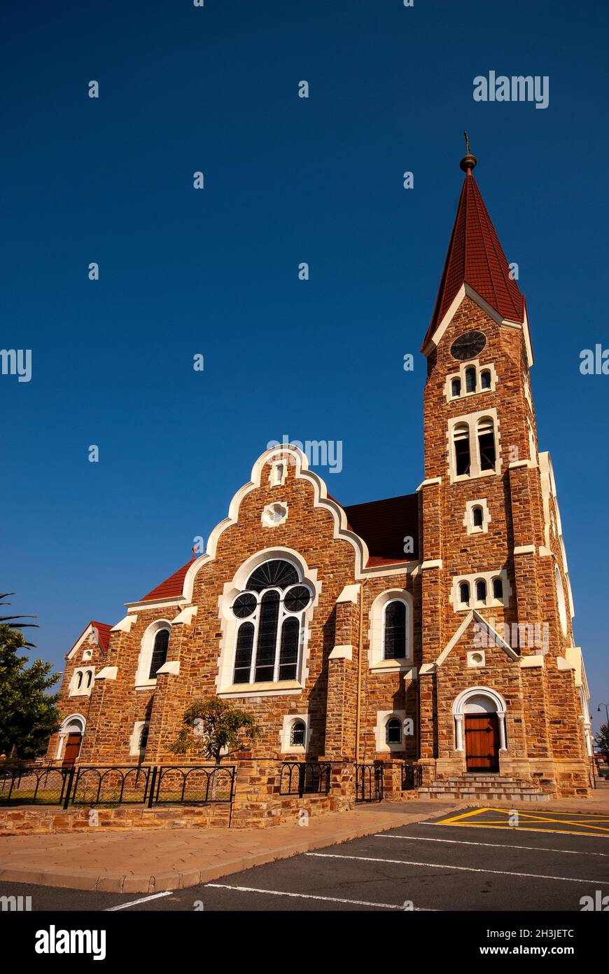 The famous Christ Church was founded in the late 1890s, Windhoek town ...