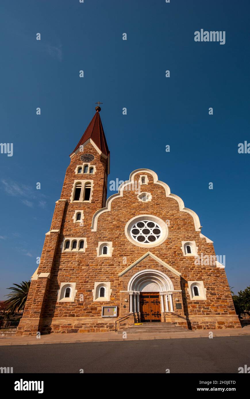 The famous Christ Church was founded in the late 1890s, Windhoek town ...