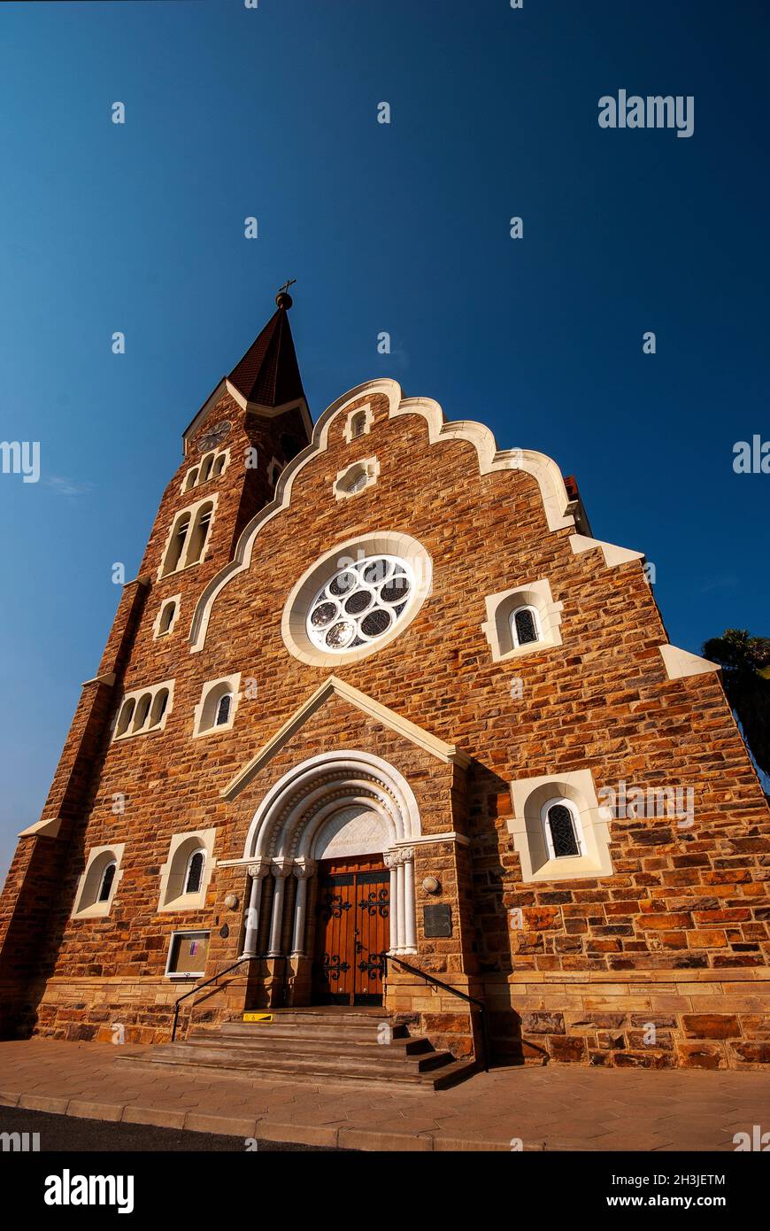 The famous Christ Church was founded in the late 1890s, Windhoek town ...