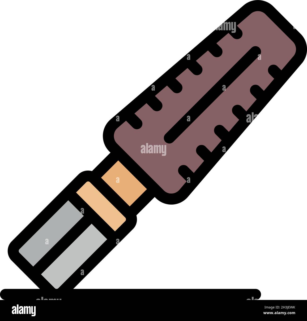Police metal detector icon. Outline police metal detector vector icon ...