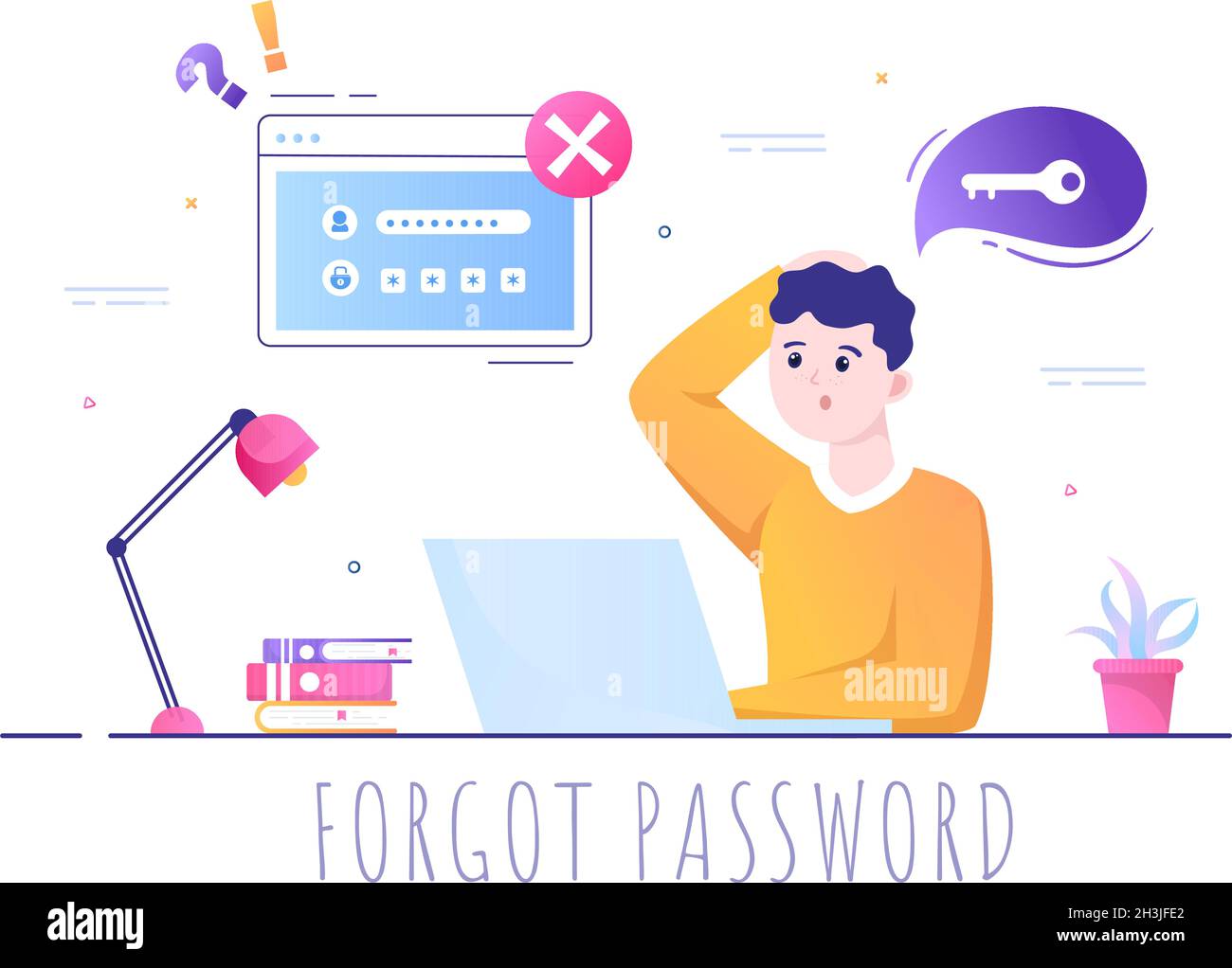 Forgot Password And Account Login For Web Page Protection Security