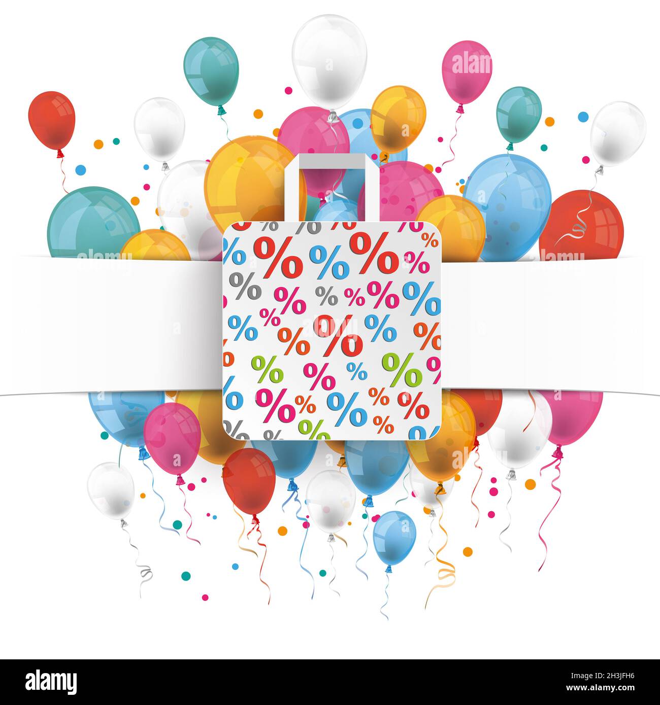 Design template 3d percentage Cut Out Stock Images & Pictures - Alamy