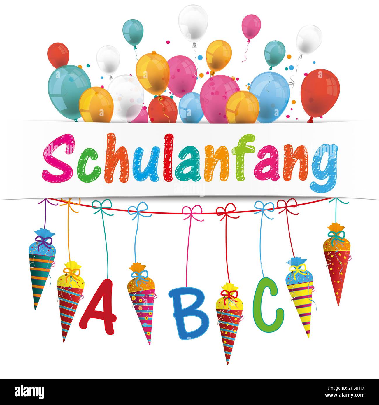 Candy cones Cut Out Stock Images & Pictures - Alamy