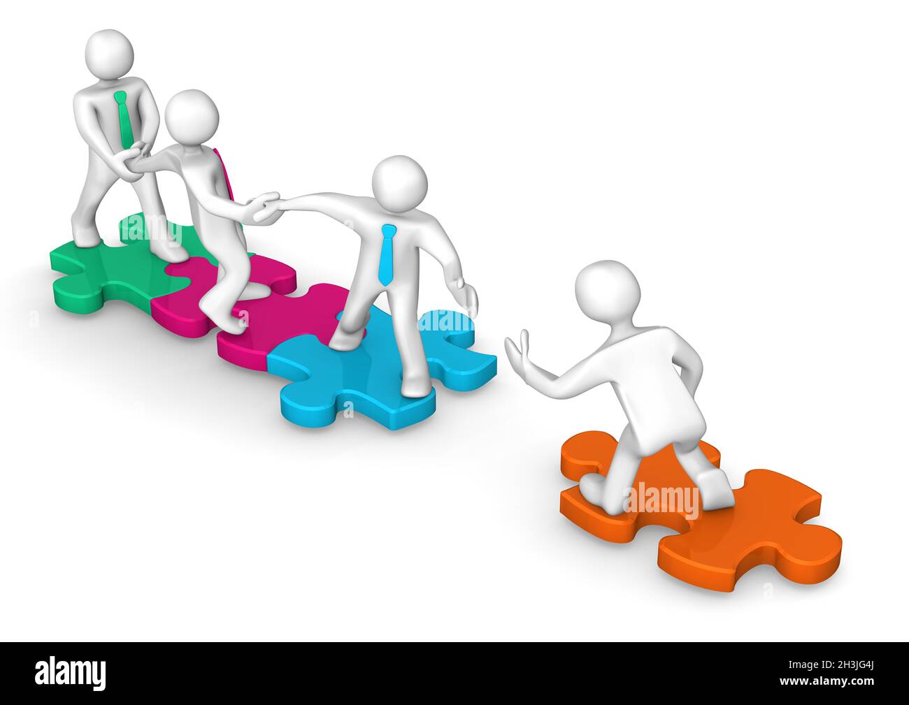 Colorful puzzles hi-res stock photography and images - Alamy