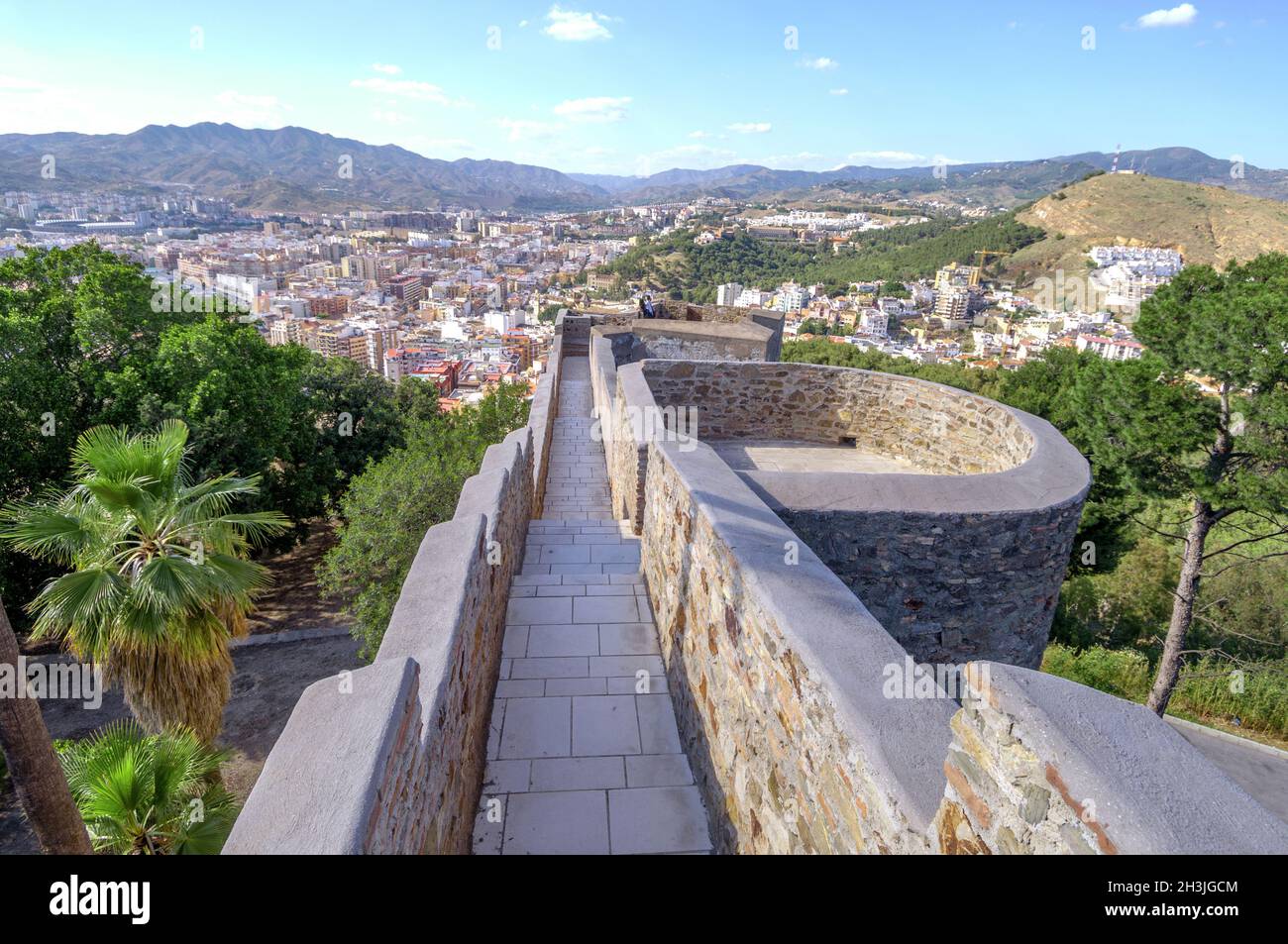 Alcazaba gibralfaro castle hi-res stock photography and images - Alamy