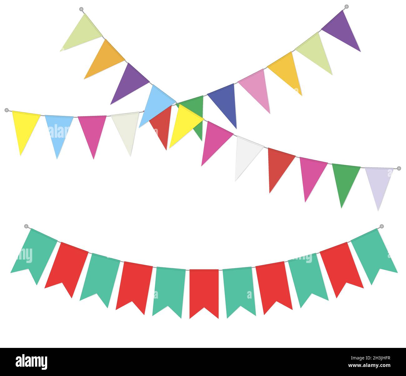 Multi colour flags Stock Vector Images - Alamy