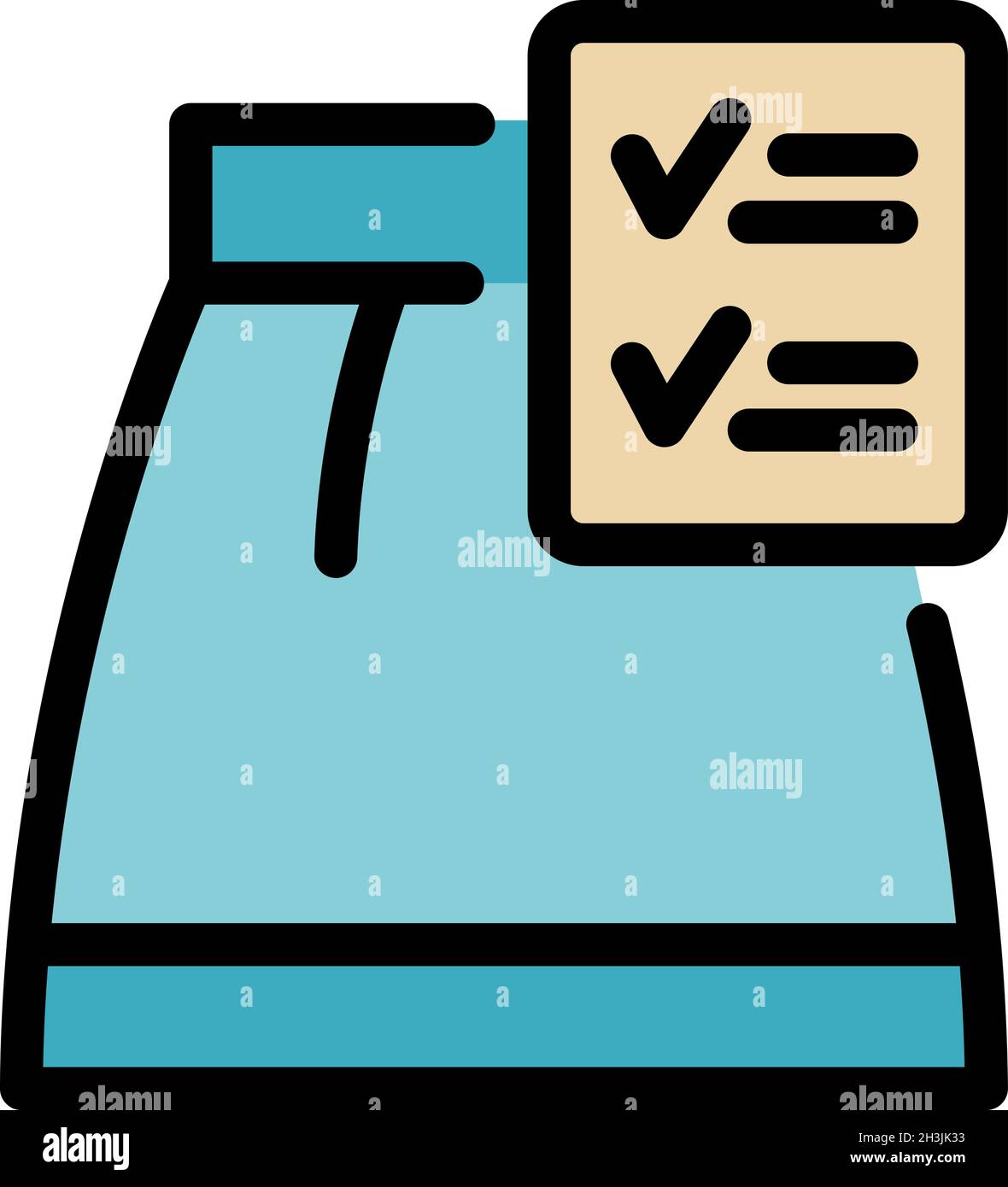 Good production skirt icon. Outline good production skirt vector icon ...
