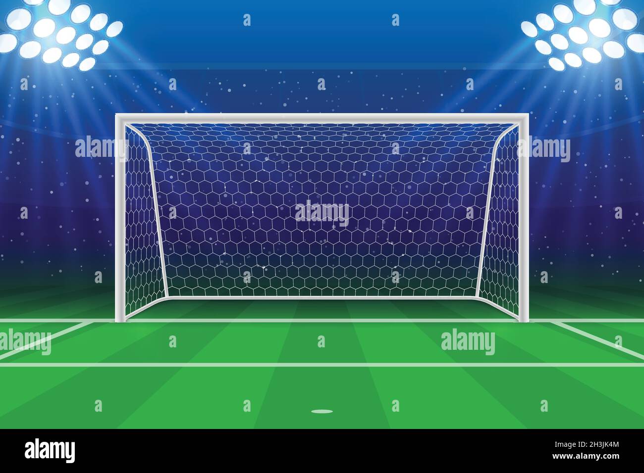 Football Net Front View